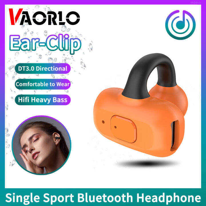 VAORLO Original 4th Gen Bone Conduction Concept Bluetooth 5.3 Earphone Ear-Clip 360° Panoramic ...