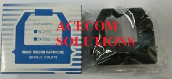 (READY STOCK) AMANO PUNCH CARD MACHINE INK TIME RECORDER RIBBON BX1500 ...