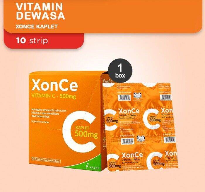 Xonce Kaplet 500mg 1 Box isi 60 tablet | Lazada Indonesia