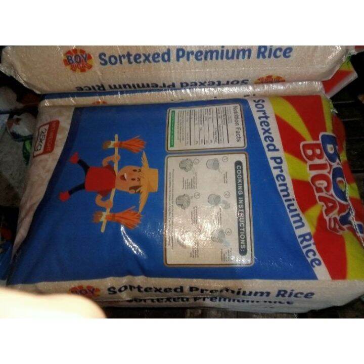 Boy Bigas Sortetexed Premium Rice 25 kls | Lazada PH