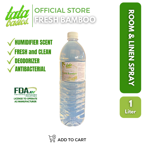 FRESH BAMBOO | 1 LITER | INSPIRED SCENT | ANTIBACTERIAL ROOM AND LINEN ...