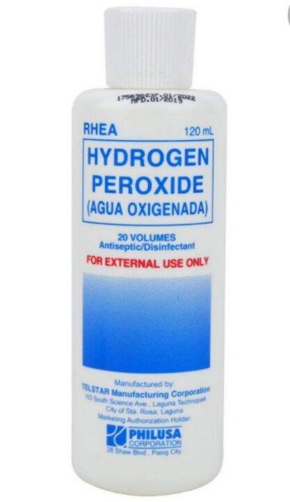 Hydrogen Peroxide Agua Oxigenada Antiseptic/ Disinfectant 120ml | Lazada PH