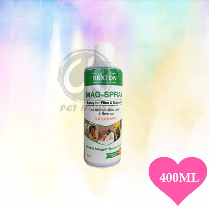 Bexton Mag-Spray for Flies & Maggots / Herbal Maggot Wound Spray 400ML ...