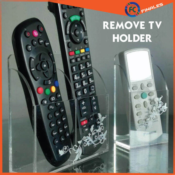 Tempat Letak Remote TV Acrylic Air Conditioner TV Multipurpose Remote ...