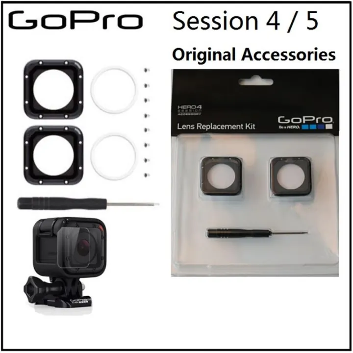 สำหรับ Gopro 100 ต้นฉบับเลนส์ Protetive กรอบUV กระจกเลนส์ปกคลุมหมวกและ ...