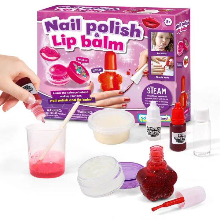 SIRIS DIY Science Experiment Stem Education Nail Polish and Lip Balm ...