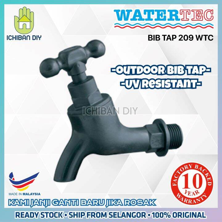 WATERTEC Bib Tap 209 T Wtc Outdoor UV Resistant Resistance Black Faucet ...