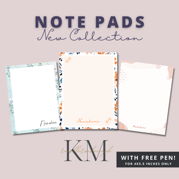 Personalized/Customized Memo pad Notepad [NEW 2022 DESIGN] | Lazada PH