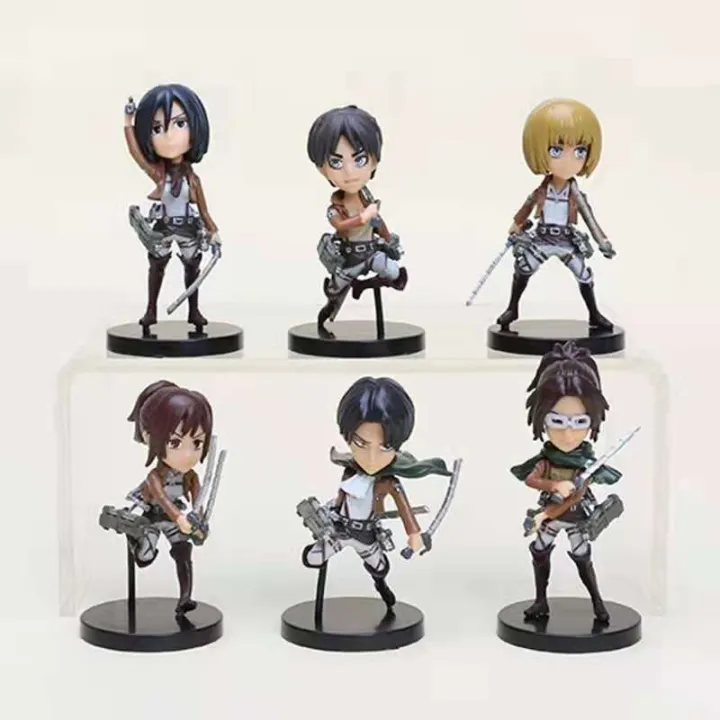 lisa toys 6in1 set attacking giants leavell sergeant ackerman 213 shou ...