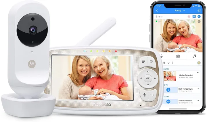 Motorola Connect20 by Hubble Connected Video Baby Monitor - 4.3" Parent ...