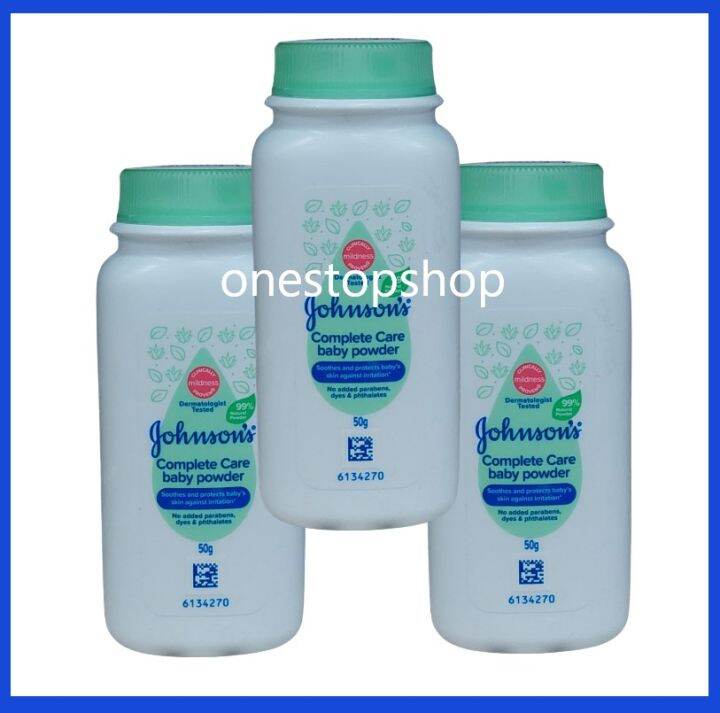 Johnson’s Complete Care Baby Powder 3 x50g | Lazada PH