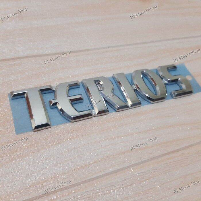 EMBLEM LOGO TERIOS DAIHATSU TERIOS LAMA TERIOS OLD ORIGINAL | Lazada ...