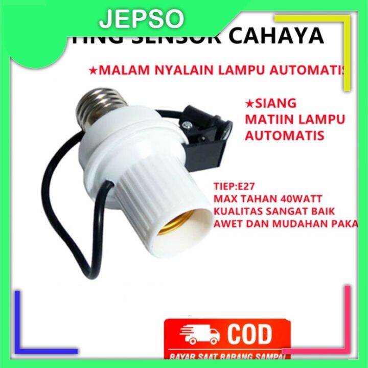 Fitting Sensor Lampu Otomatis Cahaya Siang Dan Malam / pitting lampu ...
