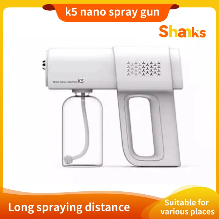 K5 Nano Spray Gun Wireless Nano Atomizer Spray Disinfection Spray Gun Sanitizer Spray Machine ...
