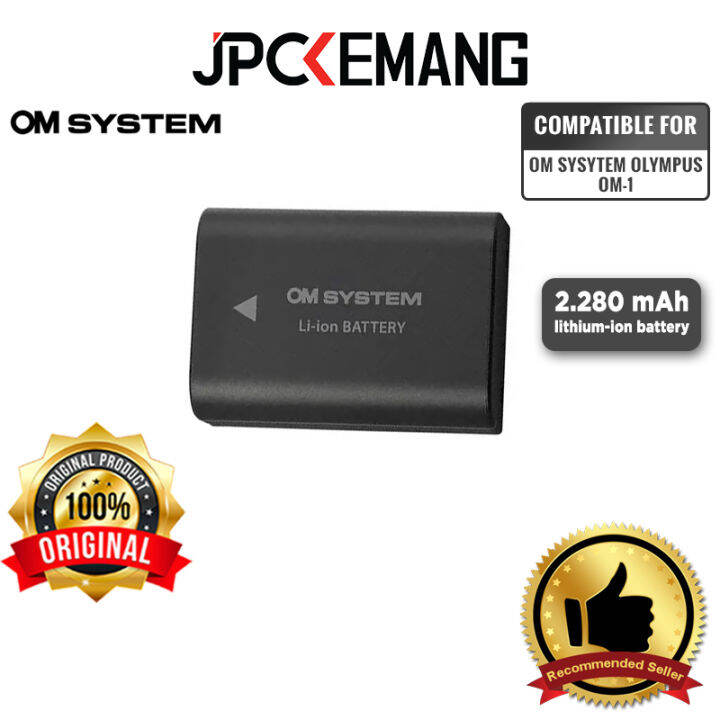 OM System BLX-1 Rechargeable Battery BLX1 BL X1 Olympus JPC KEMANG ...