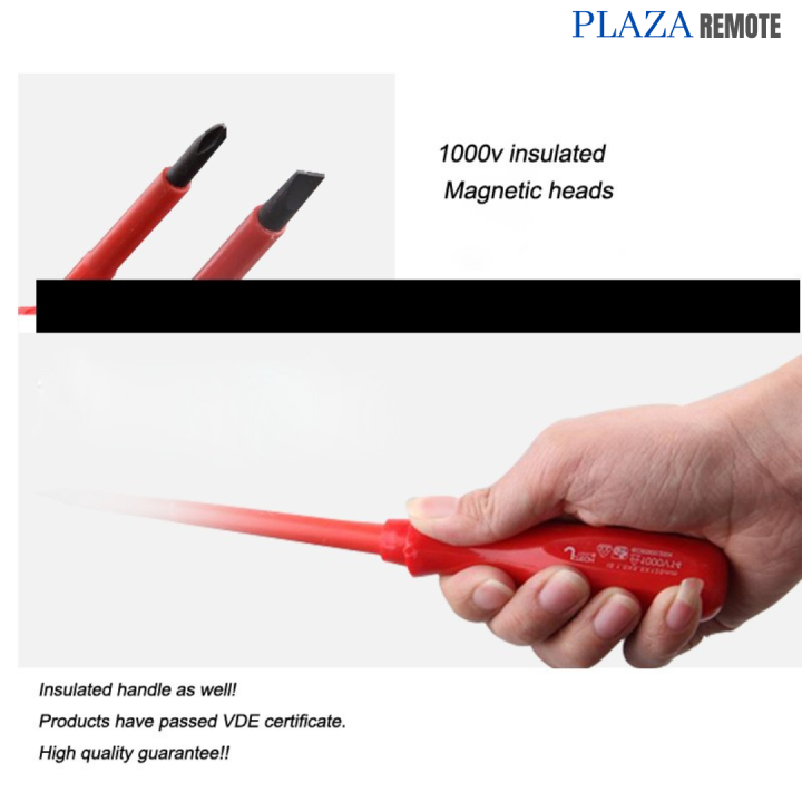 OBENG LISTRIK INSULASI 1000V TESPEN PHILIPS SCREWDRIVER PLUS MINUS ...
