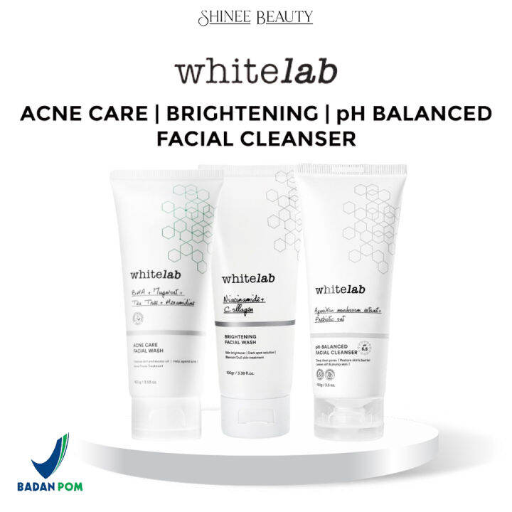 Whitelab Brightening Facial Wash | pH-Balanced Facial Cleanser | Acne ...
