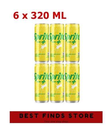 Sprite Lemon + Soda 320mL - Pack of 6 | Lazada PH