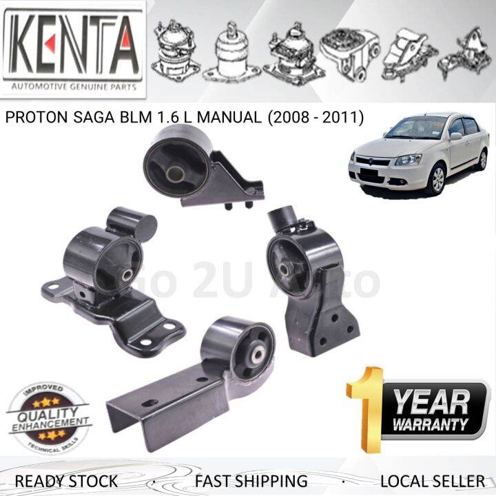 KENTA BRAND ENGINE MOUNTING 1 SET 4PCS -PROTON SAGA BLM 1.6 MANUAL ...