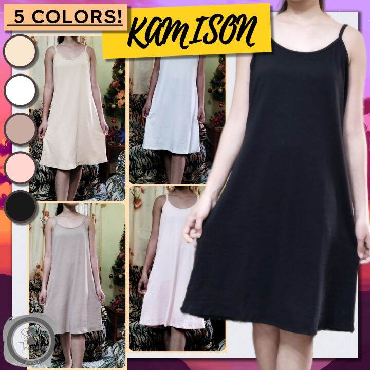 Soft Long Kamison Dress Camisole for Ladies / S-M / L-XL / 2XL-3XL ...