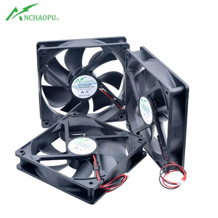 ACP12025 12Cm 120Mm Fan 120X120x25mm DC5V 12V 24V 2Pin Cooling Fan ...
