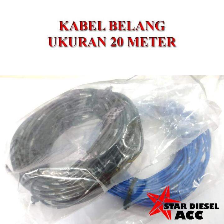 KABEL BELANG BODY LAMPU AUDIO 20 METER MOBIL MOTOR | Lazada Indonesia