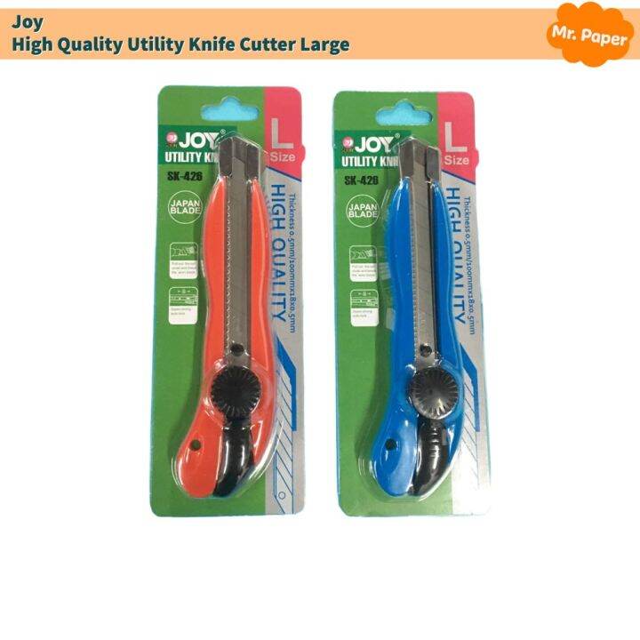 Joy High Quality Utility Knife Cutter Large | Mr. Paper | Lazada PH
