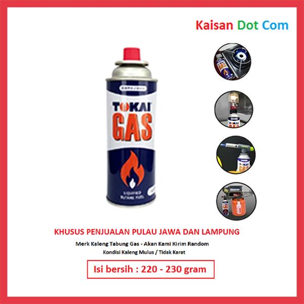 1 Pcs Gas Kaleng / Gas Portable / Gas Kamping Refill TOKAI Merk RANDOM ...