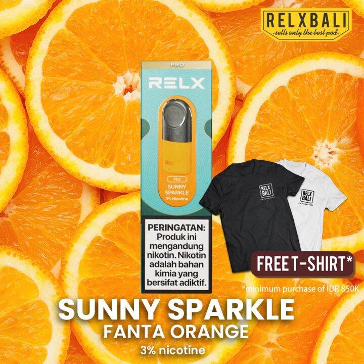 Relx Infinity Pod Pro-Sunny Sparkle /Fanta Orange. | Lazada PH