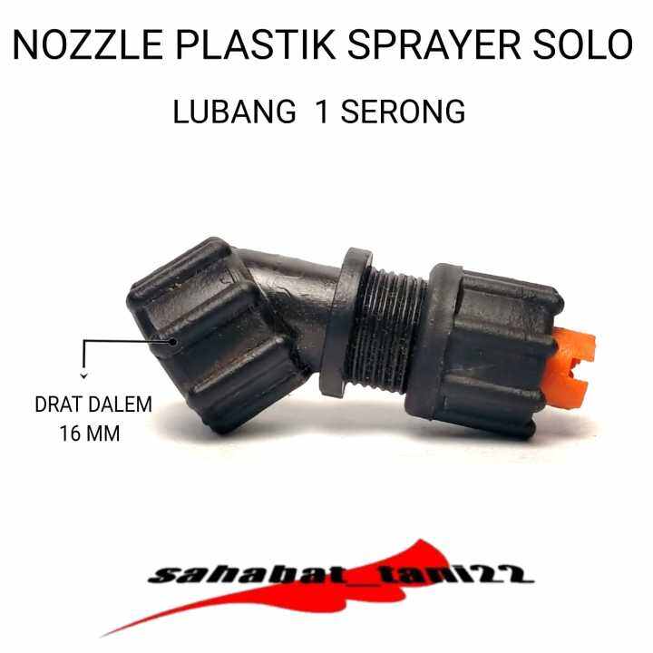 Nozzle plastik spuyer kabut 1 lubang semprot hama tangki sprayer SOLO ...