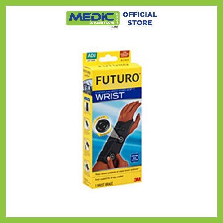 3M Futuro Custom Dial Wrist Stabilizer (Left hand, Adjustable) 1 pc ...