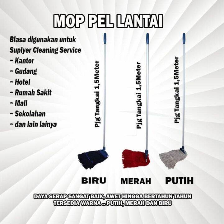 Super Mop Set alat Pel Komplit | Lazada Indonesia