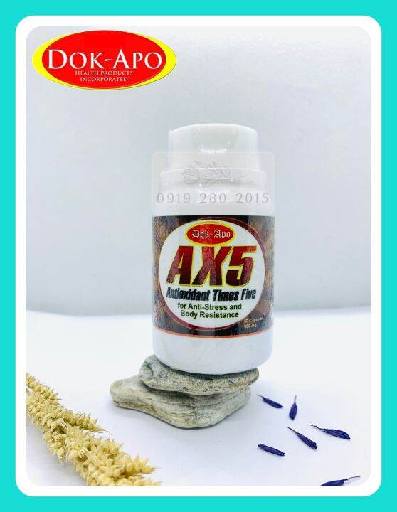 Ax5 Antioxidant times five(Authentic / Original) 50 capsules Dok Apo | Lazada PH