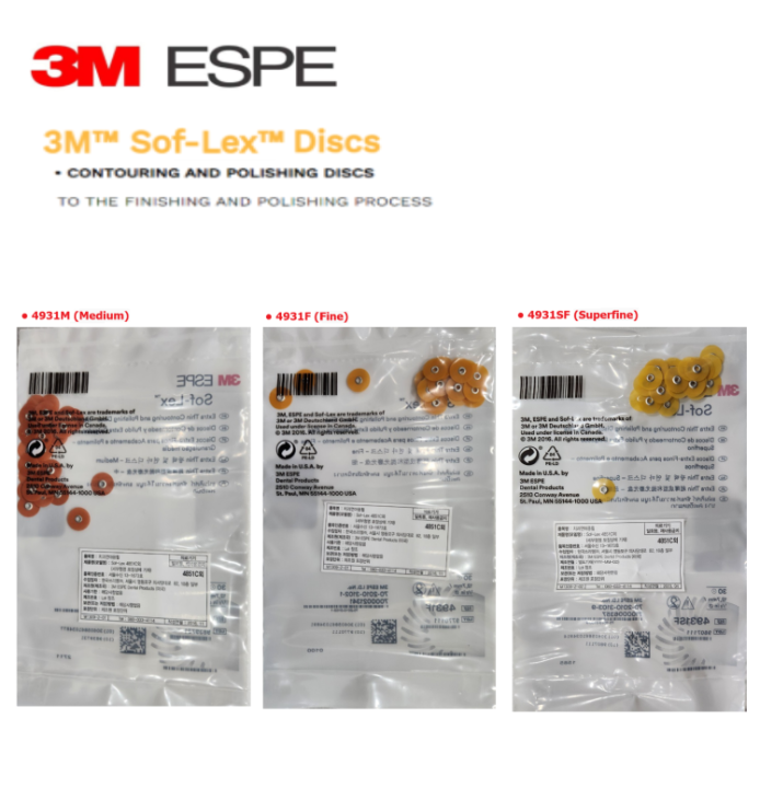 3M ESPE SOF-LEX FINISHING AND POLISHING DISC [3M ESPE/USA] 30PCS/PACK 4931M/4931F/4931SF | Lazada PH