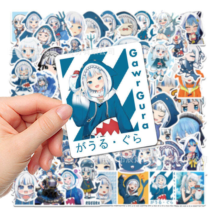 💥พร้อมส่ง💥ลายการ์ตูนอะนิเมะ Hololive vtuber 60แผ่น sticker กันน้ำ ...
