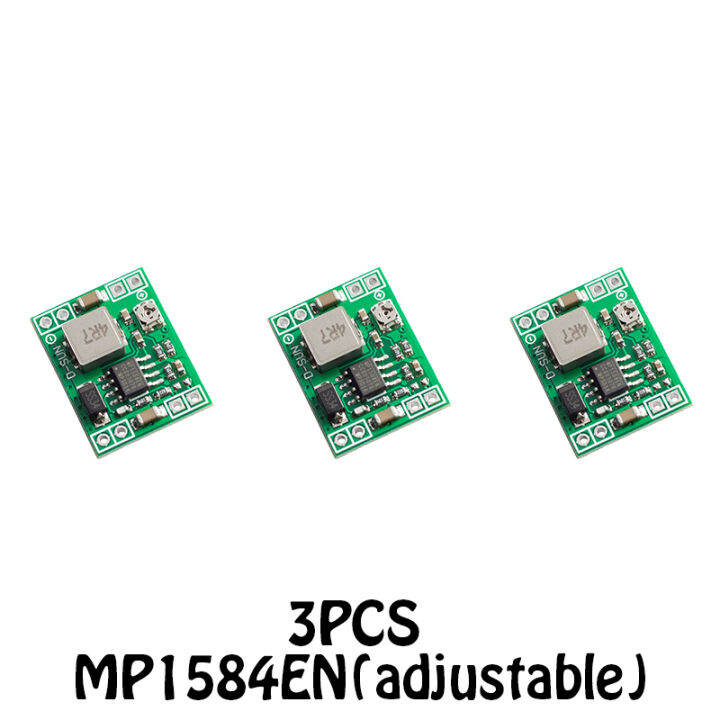 3PCS MP1584EN DC-DC 3A Adjustable 24V to 12V 9V 5V 3V Power Buck Step Down Module | Lazada PH