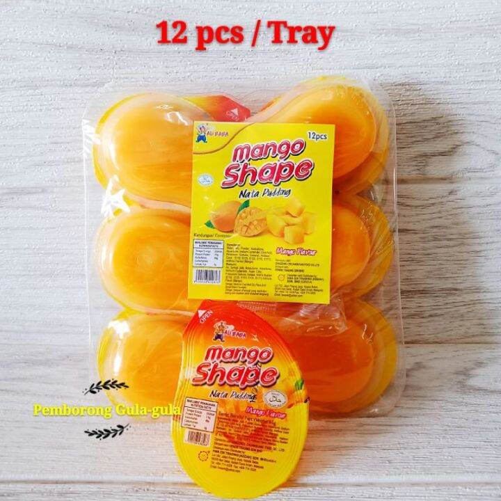Mango Shape Nata Pudding - 12pcs (Mango Flavor) | Lazada