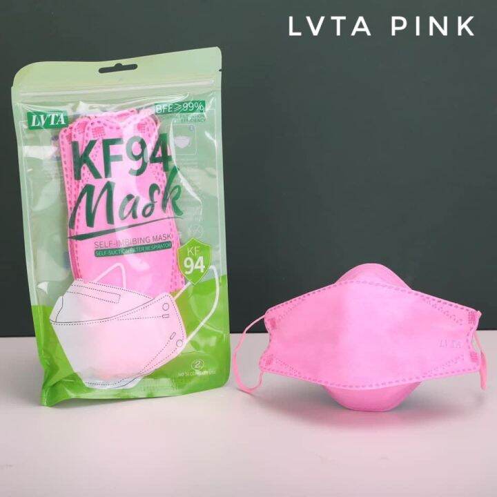 Pink KF94 FACEMASK 10PCS KOREAN FACE MASK DESIGN - KF94 PINK | Lazada PH