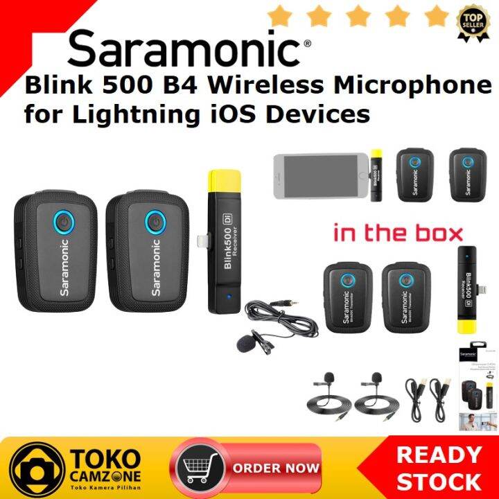 Saramonic Blink 500 B4 Wireless Microphone For Lightning Ios Devices