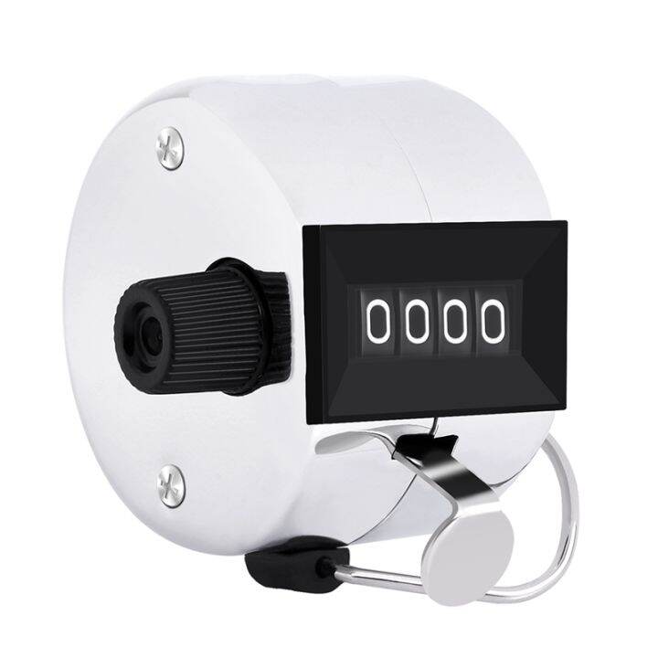 4 Digit Number Clicker Golf Hand Tally Click Counter Silver | Lazada