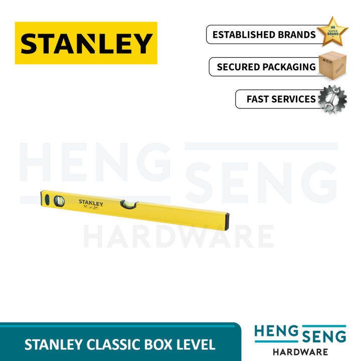 STANLEY CLASSIC BOX LEVEL 40CM / 60CM / 80CM / 100CM | Lazada