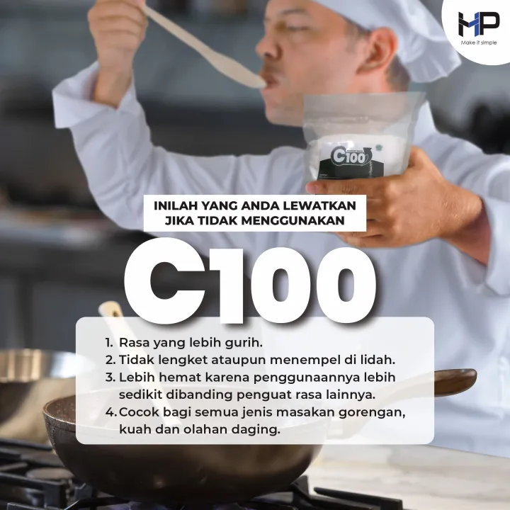 Penguat Rasa C100 (200g/450g) - Penyedap masakan | Penambah rasa ...