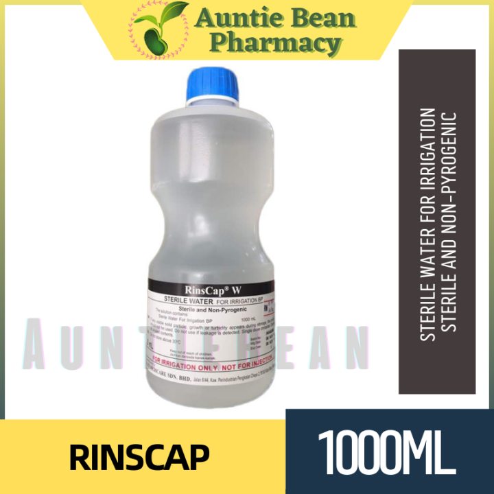 Rinscap Sterile Water For Irrigation 1000ml | Lazada