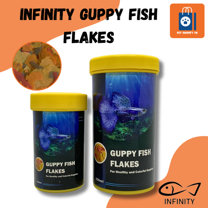 INFINITY GUPPY FISH FLAKES/FISH FOOD FLAKES/SMALL FISH FLAKES ...