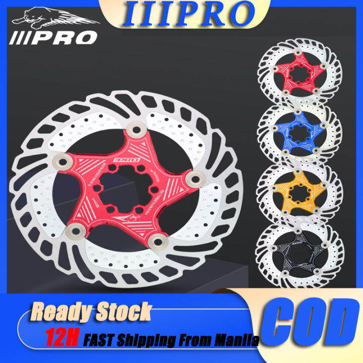 IIIPRO Mountain Bike Stainless Steel Skid Disc 140/160/180mm Thin Light ...