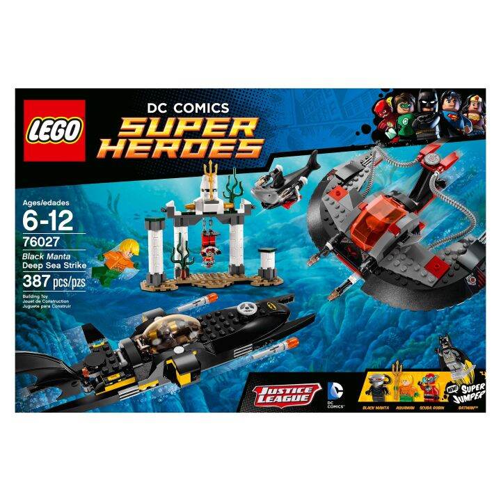 LEGO® 76027 DC COMICS SUPER HEROES Black Manta Deep Sea Strike | Lazada ...