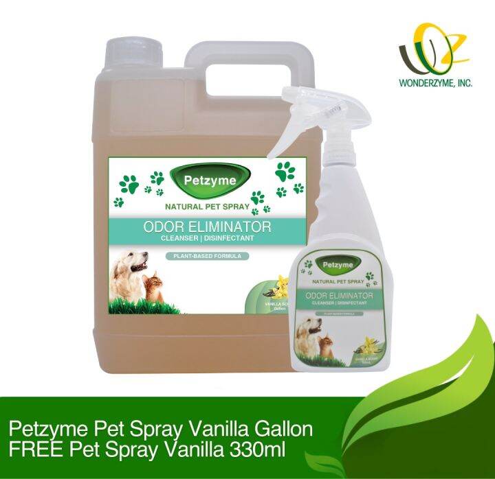 Petzyme Pet Spray Vanilla Gallon FREE Pet Spray Vanilla 500ml | Lazada PH