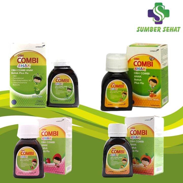 OBH COMBI PLUS ANAK SYR 60ML (per Botol) | Lazada Indonesia