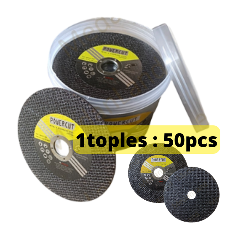 Mata gerinda pemotong besi 4 inch Power cut isi 50 Pc Satu Box | Lazada ...