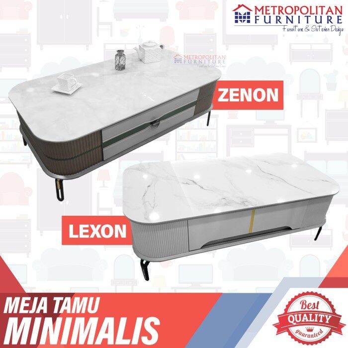 Meja Tamu Coffee Table Marmer Granit Minimalis | Lazada Indonesia